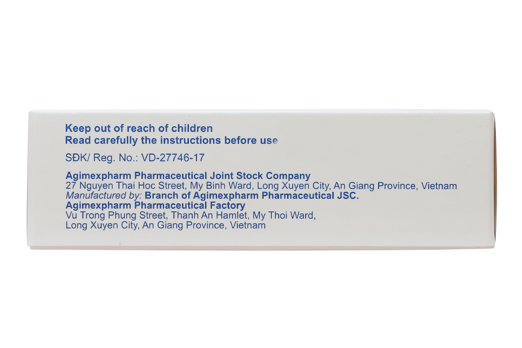 Agimstan 40mg trị tăng huyết áp, suy tim (4 vỉ x 7 viên) - 06/2024 ...
