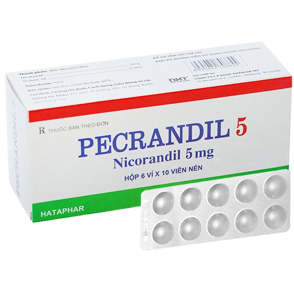 Nikoramyl 5 phòng và điều trị cơn đau thắt ngực (3 vỉ x 10 viên) - 11/ ...