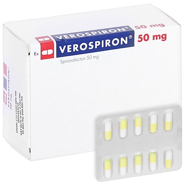 Thuốc Verospiron 25mg trị phù, tăng huyết áp - 11/2024 ...
