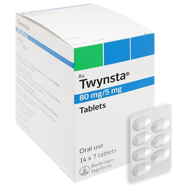 Twynsta 40mg/5mg điều trị tăng huyết áp (14 vỉ x 7 viên) - 11/2024 ...