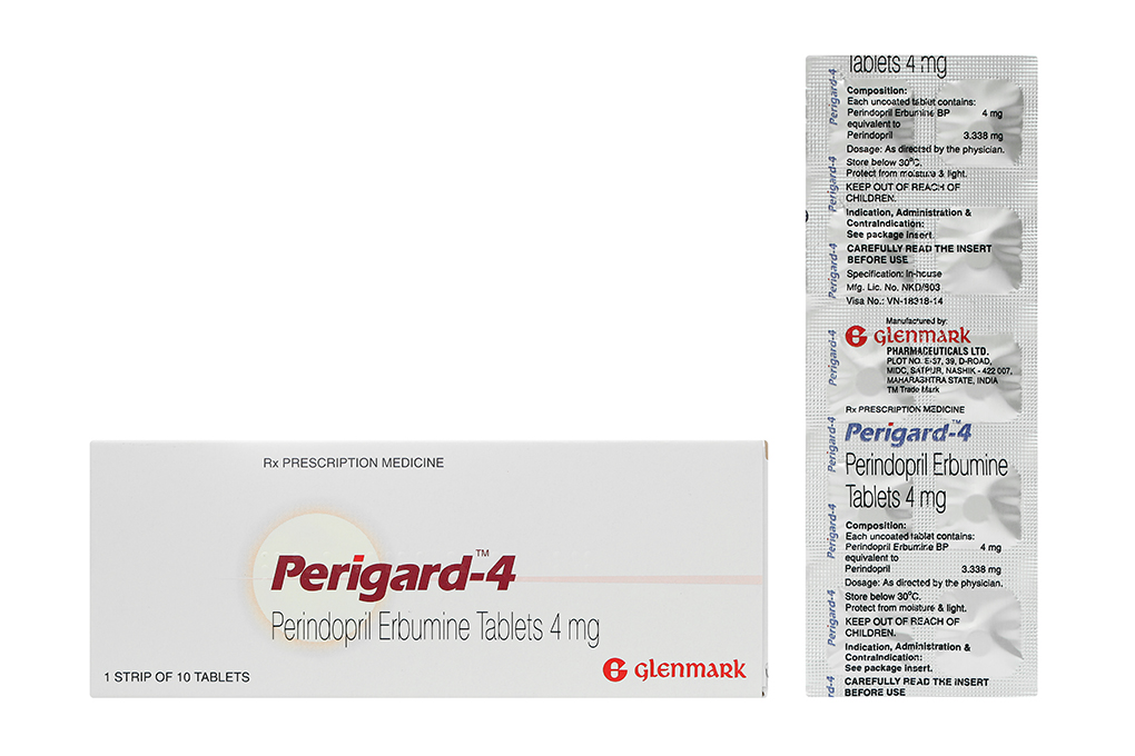 Perigard-4 trị tăng huyết áp (1 vỉ x 10 viên) - 06/2024 ...