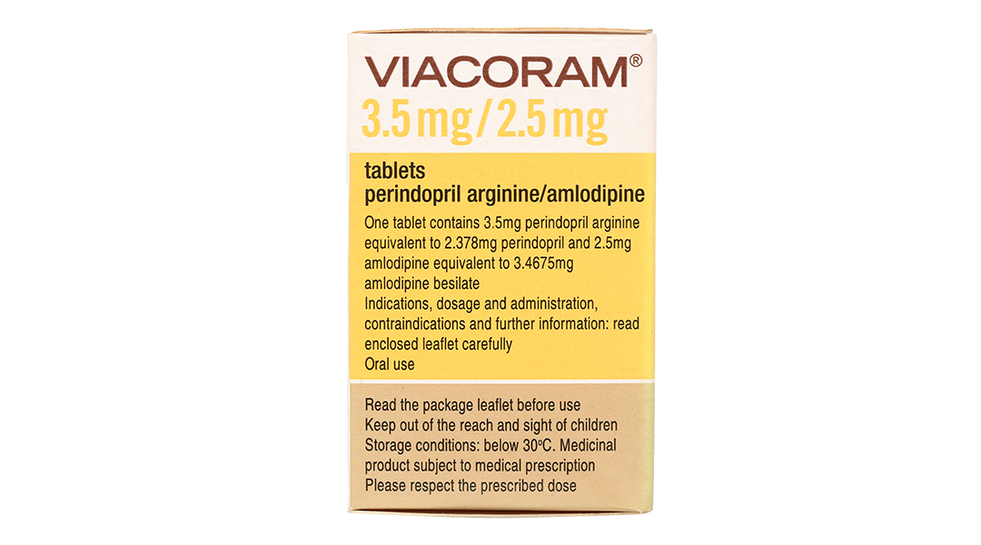Viacoram 3.5mg/2.5mg trị tăng huyết áp hộp 30 viên - 08/2024 ...