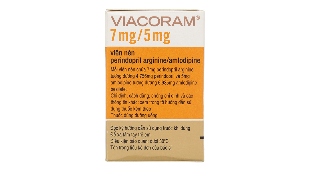 Viacoram 7mg/5mg trị tăng huyết áp vô căn hộp 30 viên - 08/2024 ...