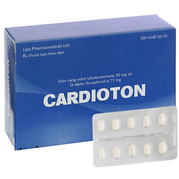 Cardioton trị thiểu năng tuần hoàn, thiếu máu ở tim (3 vỉ x 10 viên ...