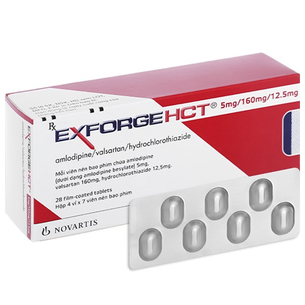 Exforge 10mg/160mg trị tăng huyết áp (2 vỉ x 14 viên) - 09/2024 ...