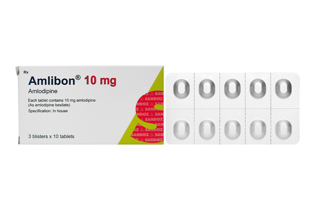 Thuốc Amlibon 10 mg hộp 30 viên - Nhà thuốc An Khang