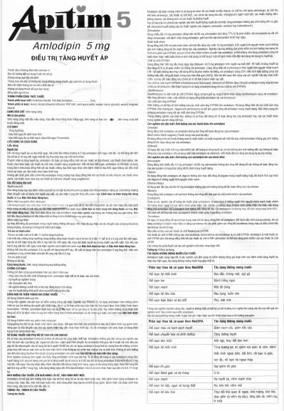 Thuốc Apitim 5mg hộp 30 viên - Nhà thuốc An Khang