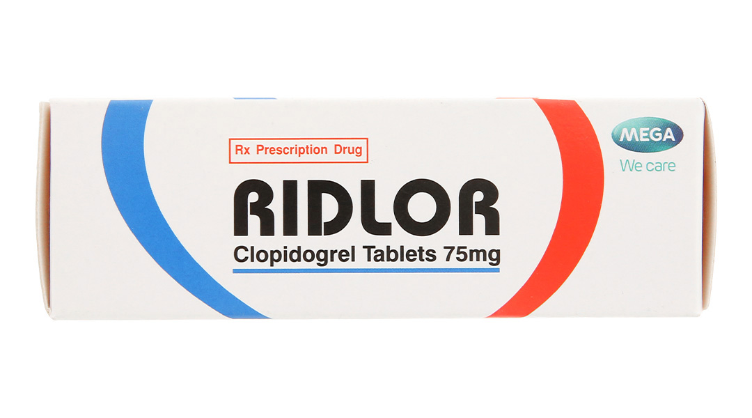 Ridlor 75mg thuốc trị rối loạn nghẽn mạch máu (3 vỉ x 10 viên) - 08/ ...