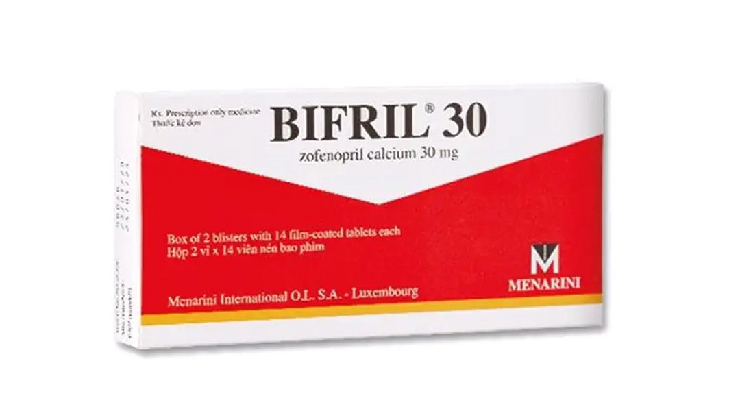 Bifril 30mg trị tăng huyết áp, nhồi máu cơ tim (2 vỉ x 14 viên) - 08/ ...
