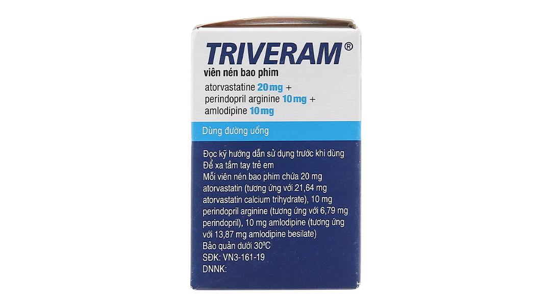 Triveram 20mg/10mg/10mg trị tăng huyết áp vô căn - Nhà thuốc An Khang