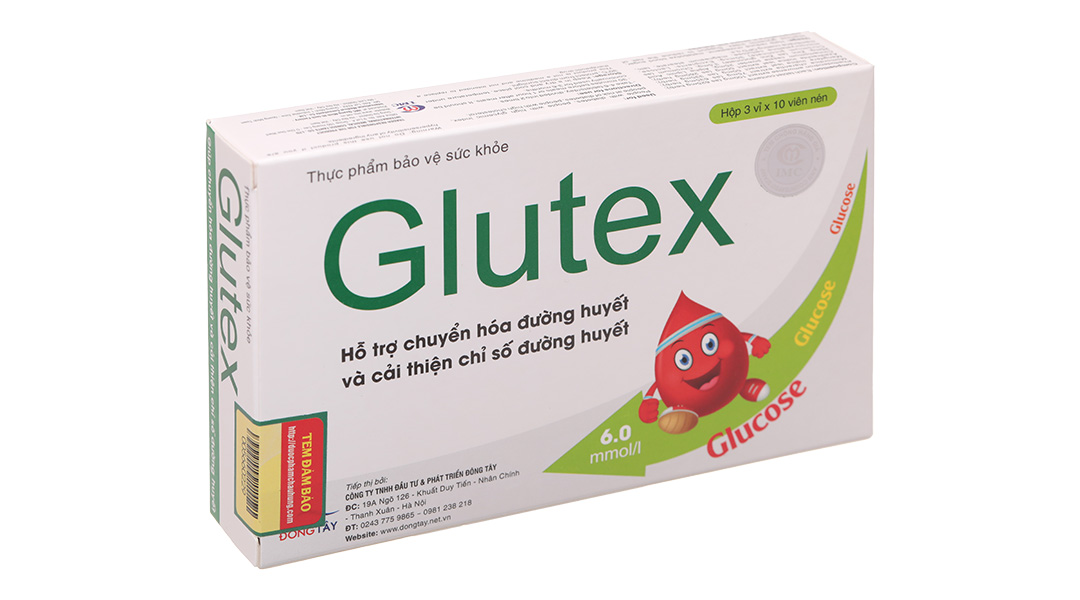 Viên uống Glutex hỗ trợ chuyển hoá, cải thiện đường huyết-Nhà thuốc An ...