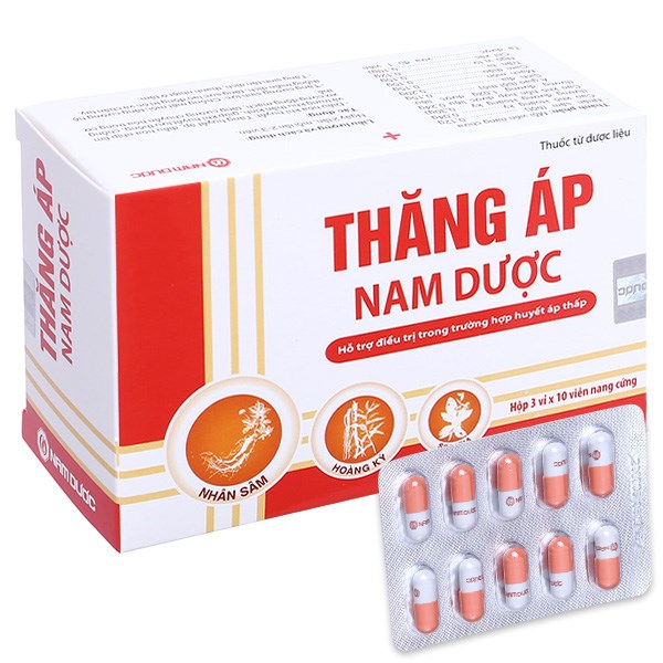 Thăng Áp Nam Dược hỗ trợ điều trị huyết áp thấp (3 vỉ x 10 viên) - 11/ ...