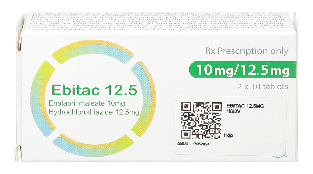 Ebitac 12,5mg - Nhà thuốc An Khang