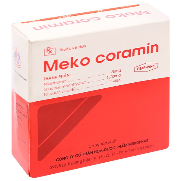 Thuốc Meko Coramin trị suy hô hấp, suy tuần hoàn - 02/2025 ...