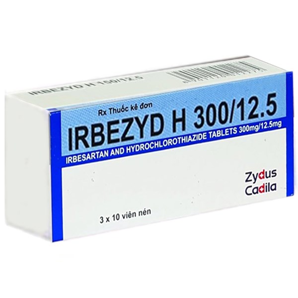Irbezyd H 300/12.5 trị tăng huyết áp (3 vỉ x 10 viên) - 02/2025 ...