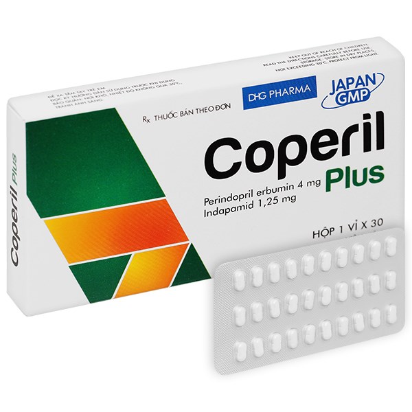 Co-Trupril 20mg/12.5mg trị tăng huyết áp nhẹ và vừa (2 vỉ x 14 viên ...