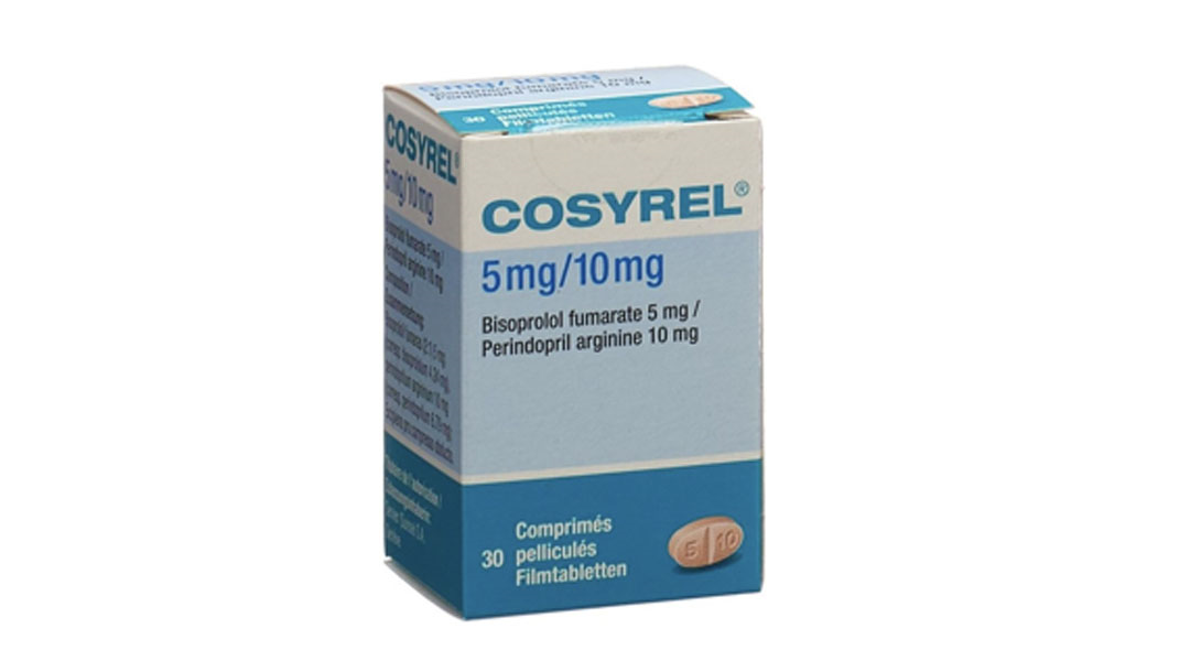 Cosyrel 5mg/10mg trị tăng huyết áp, suy tim mạn tính hộp 30 viên - 08/ ...