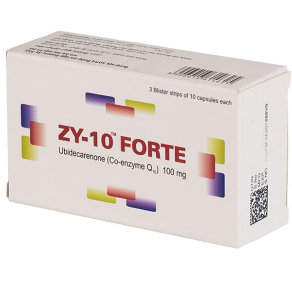 ZY-10 Forte 100mg trị bệnh tim mạch (3 vỉ x 10 viên) - 09/2024 | nhathuocankhang.com