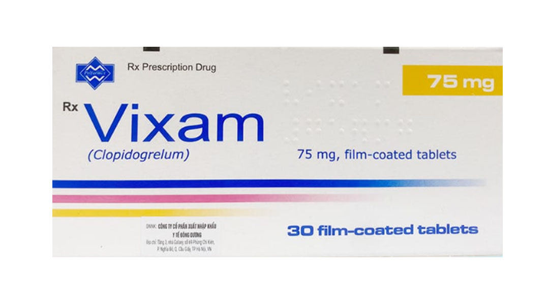 Vixam 75mg phòng huyết khối động mạch (3 vỉ x 10 viên) - 07/2024 ...