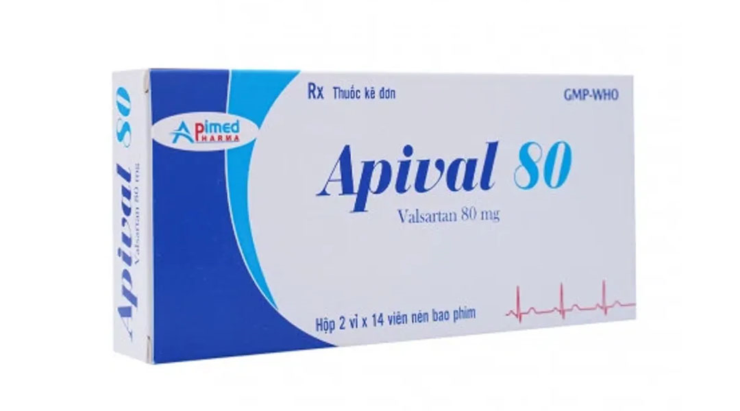 Apival 80 trị tăng huyết áp, suy tim (2 vỉ x 14 viên) - 08/2024 ...
