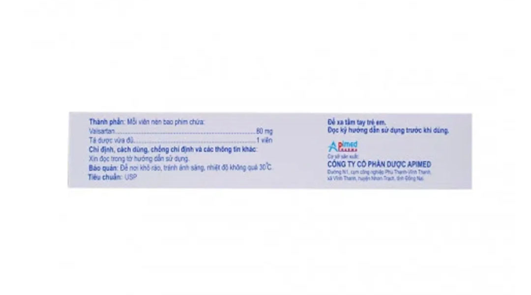 Apival 80 trị tăng huyết áp, suy tim (2 vỉ x 14 viên) - 08/2024 ...