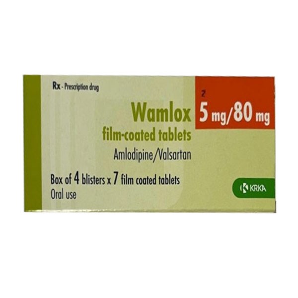 Wamlox 5mg/80mg trị tăng huyết áp vô căn (4 vỉ x 7 viên) - 09/2024 ...