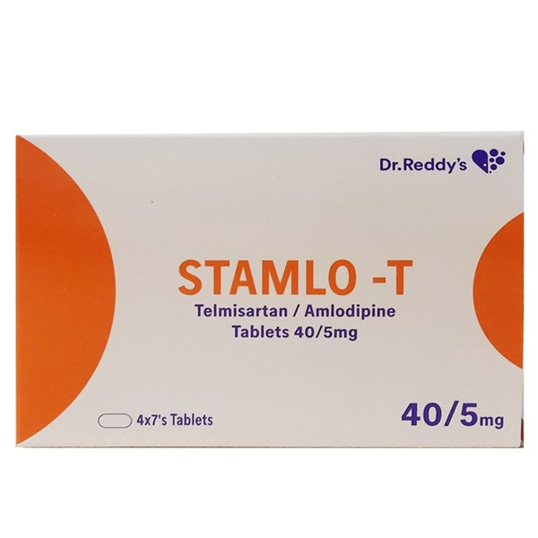 Stamlo-T 40/5 mg điều trị tăng huyết áp vô căn (4 vỉ x 7 viên) - 11/ ...
