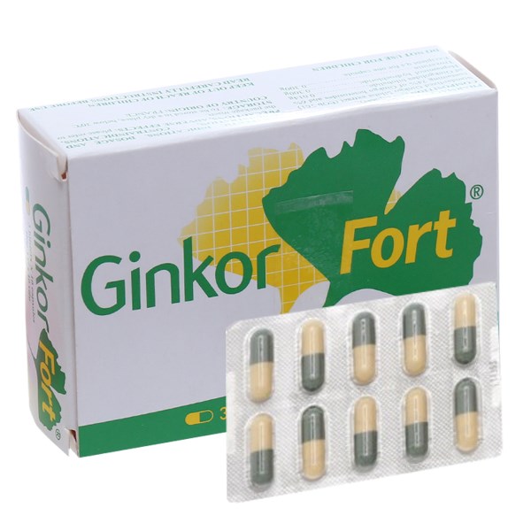 Thuốc Ginkor Fort trị trĩ, suy giãn tĩnh mạch (3 vỉ x 10 viên) - 12/ ...