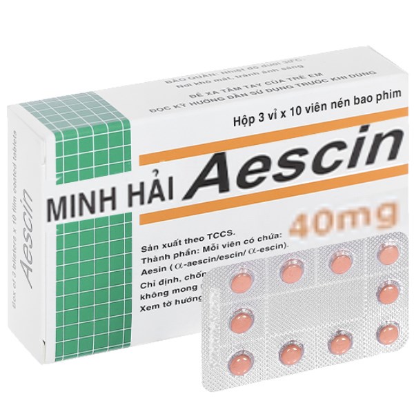 Thuốc Aescin hộp 90 viên-Nhà thuốc An Khang