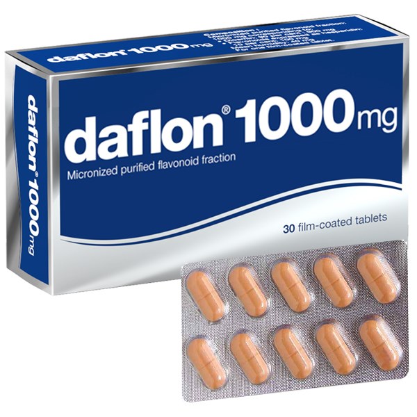 Thuốc Daflon 500mg hộp 60 viên-Nhà thuốc An Khang