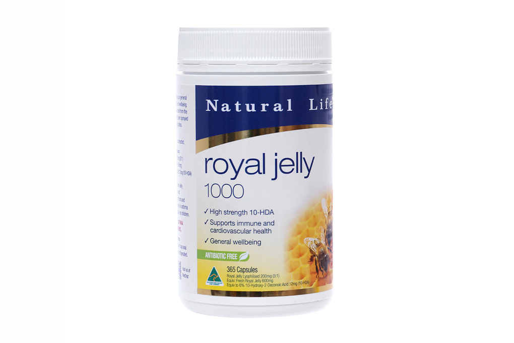 Gelée Royale Natural Life Royal Jelly 1000 Soft Gel Capsules - 365 ...