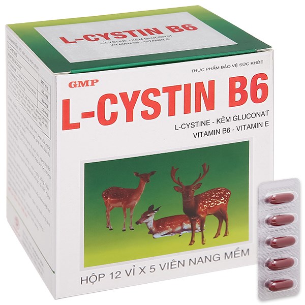Viên uống đẹp da, tóc, móng L-Cystine Philife hộp 60 viên