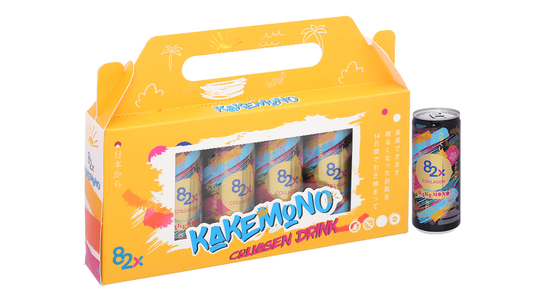 Nước uống 82X Collagen Kakemono giúp đẹp da, hạn chế lão hóa hộp 6 lon x 245ml - 08/2024 ...