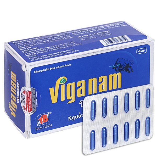 Viganam Tâm Bình Hộp 60v - 12/2025 | nhathuocankhang.com