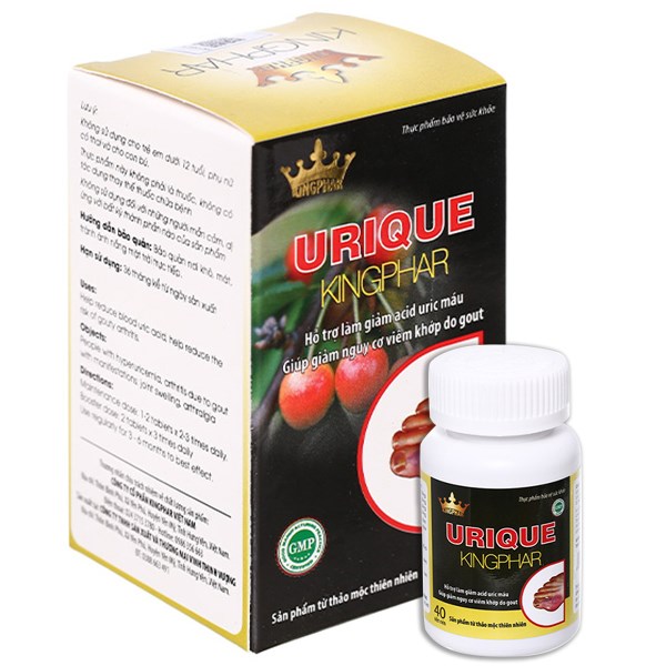 Kingphar Urique hộp 40 viên - 12/2025 | nhathuocankhang.com