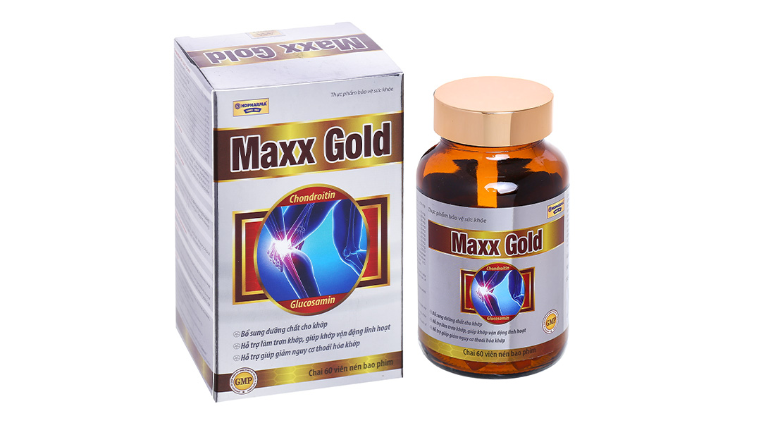 Maxx Gold làm trơn ổ khớp, giảm nguy cơ thoái hoá khớp lọ 60 viên - 08/ ...