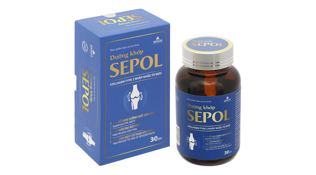 Dưỡng khớp Sepol giúp bổ sung dưỡng chất, giảm nguy cơ thoái hóa khớp ...