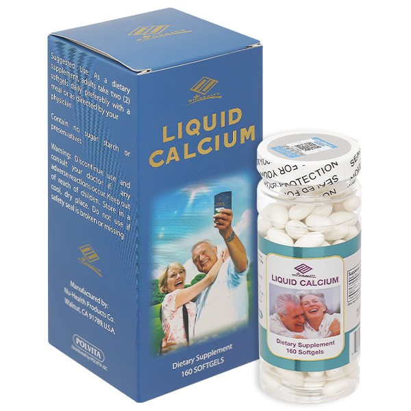 Thực Phẩm Bảo Vệ Sức Khỏe Liqiud Calcium Hộp 160 Viên - 01/2026 ...
