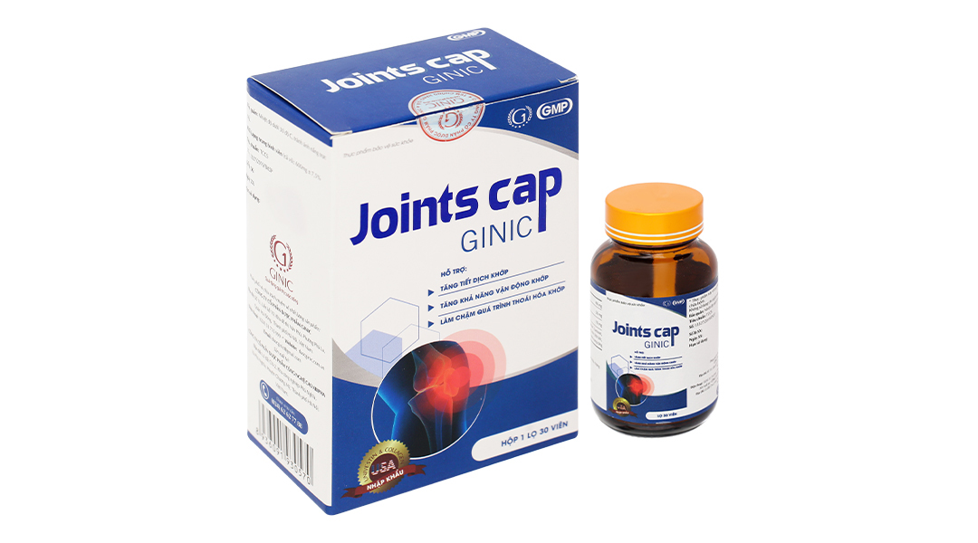 Joints Cap Ginic hỗ trợ tăng tiết dịch khớp hộp 30 viên - 08/2024 ...