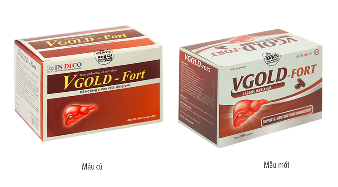 Vgold - Fort giúp tăng cường chức năng gan hộp 60 viên - 08/2024 ...