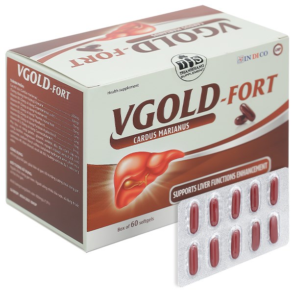 Vgold - Fort giúp tăng cường chức năng gan hộp 60 viên - 12/2024 ...