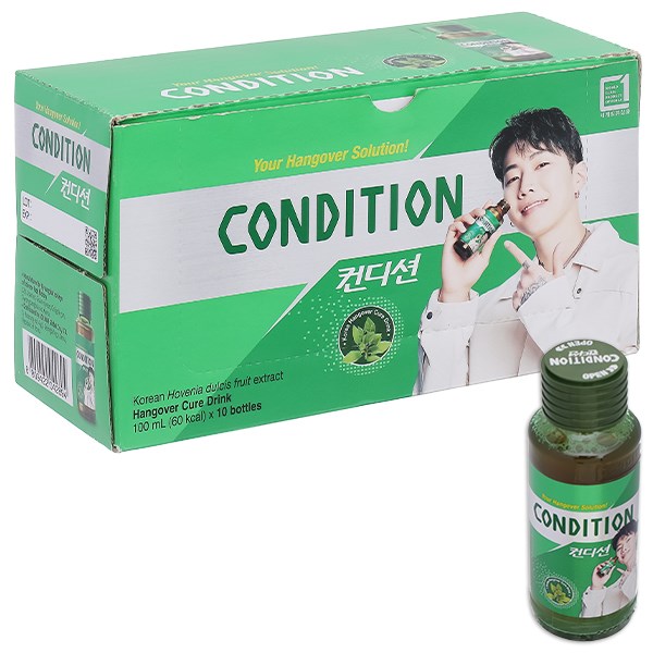 Nước giải rượu Kolmar Condition hỗ trợ giải độc gan, bảo vệ gan hộp 10 ...