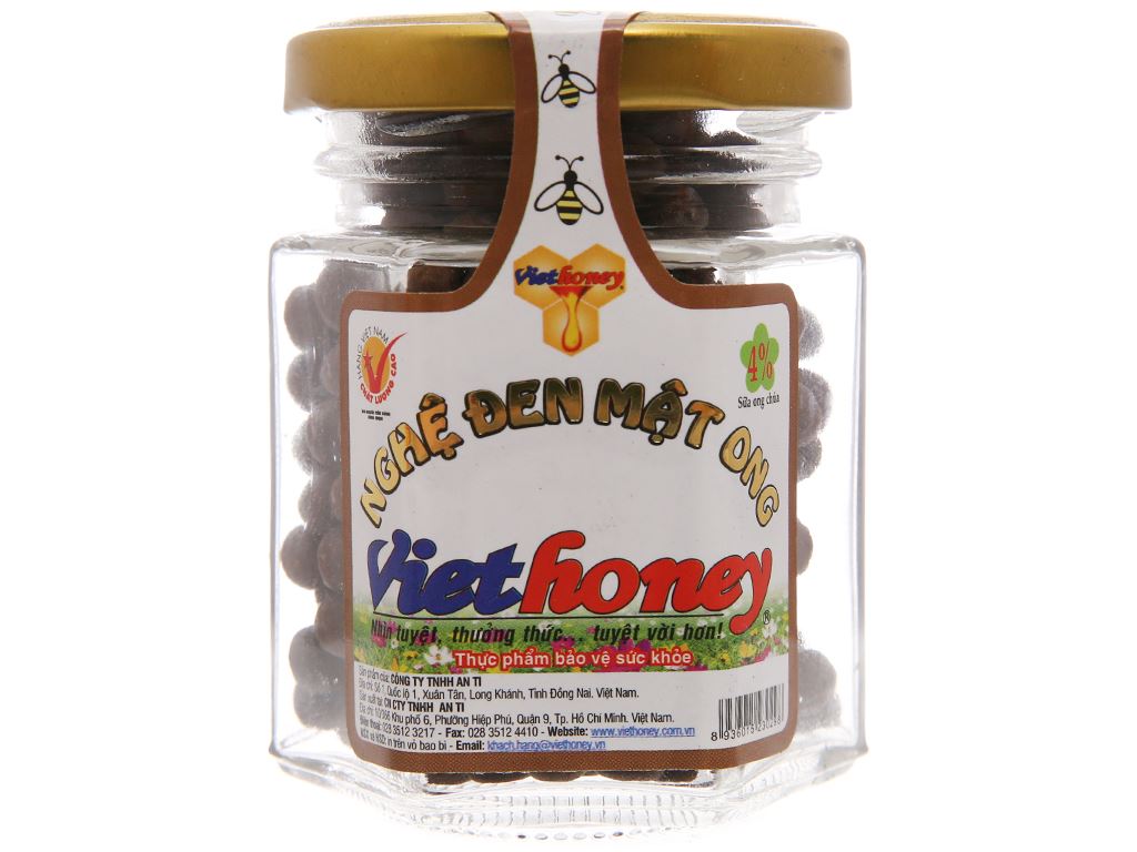 Viên nghệ đen mật ong hũ 80g giá tốt tại Bách hoá XANH