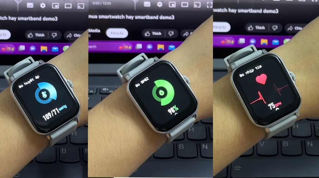 Đồng hồ thông minh BeFit B3s 44mm - giá tốt, trả góp | dienmayxanh.com