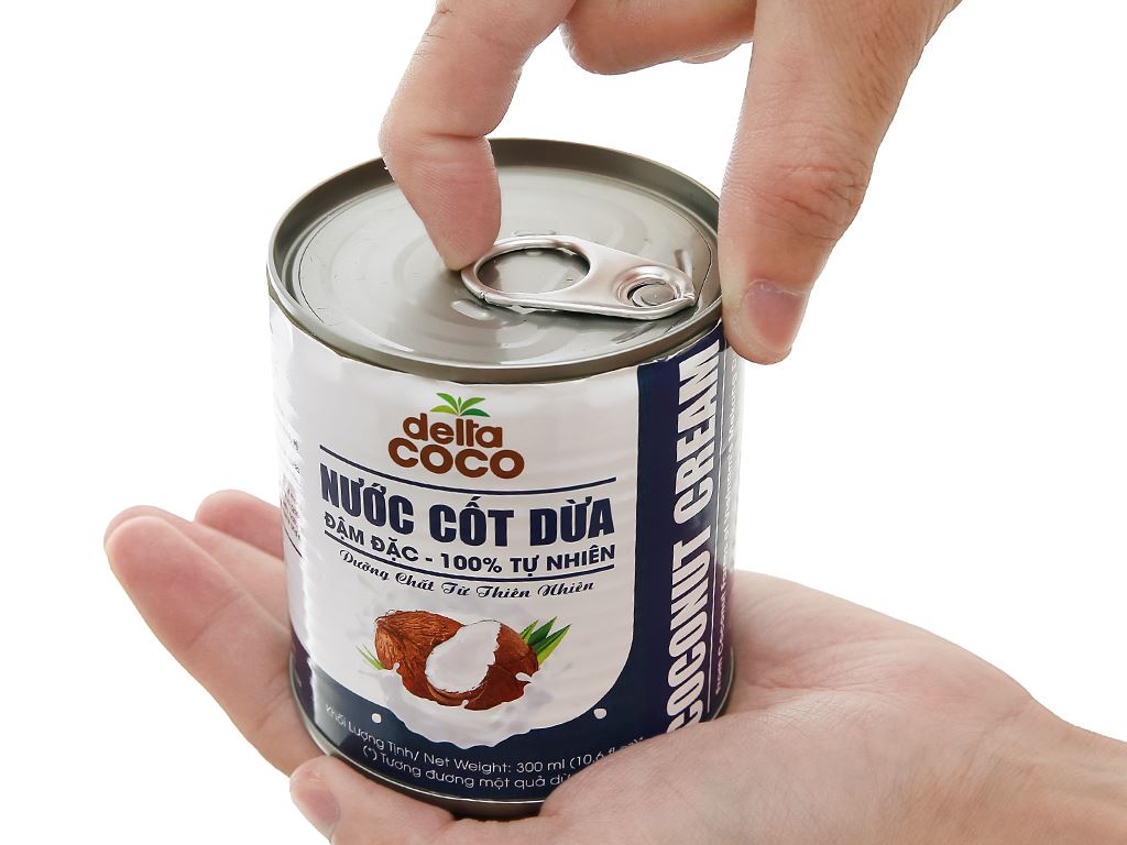Cốt dừa đậm đặc Delta Coco 300ml giá tốt tại Bách hoá XANH