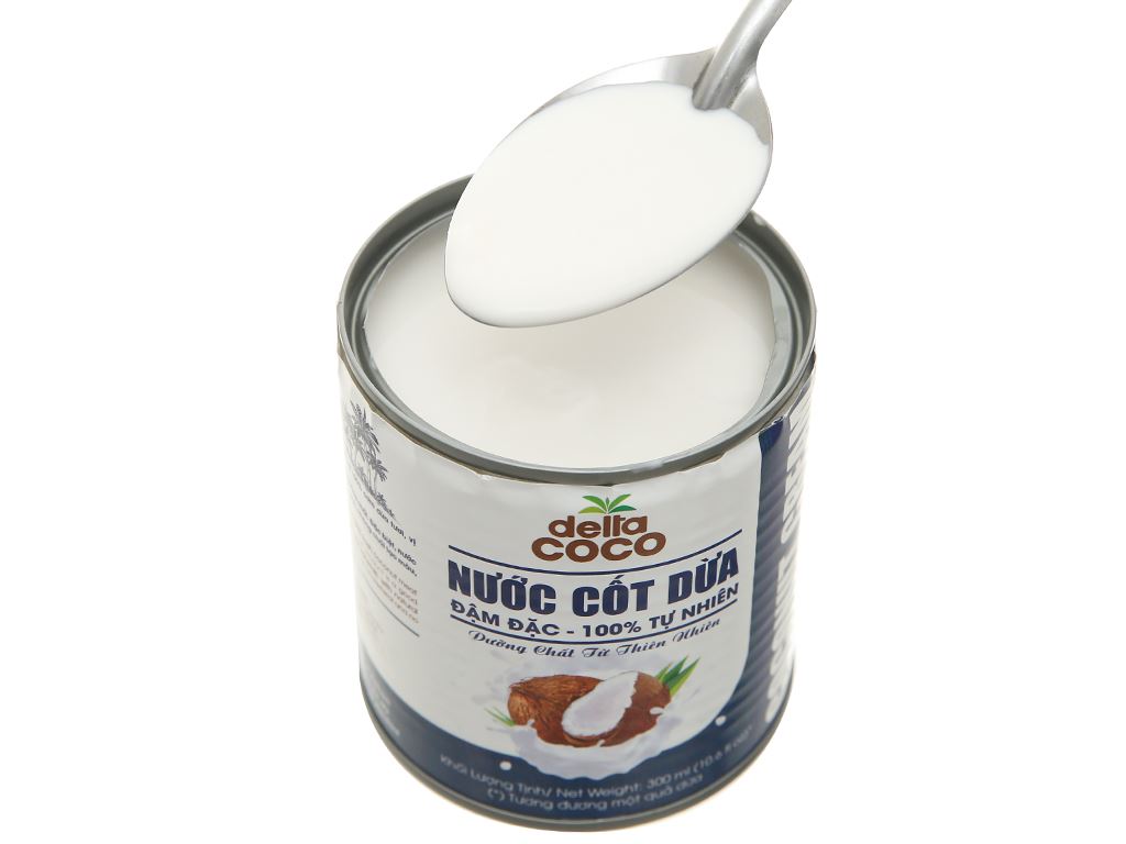 Cốt dừa đậm đặc Delta Coco 300ml giá tốt tại Bách hoá XANH