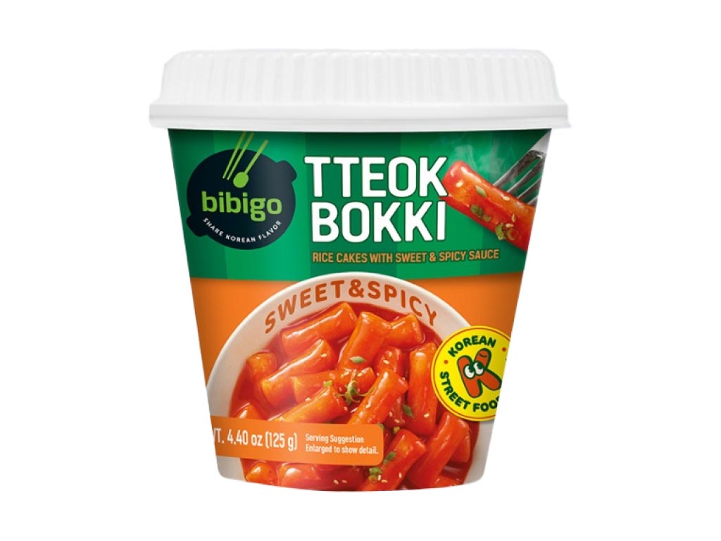 Bánh gạo tteokbokki Bibigo vị cay ngọt 125g | Bách hoá XANH