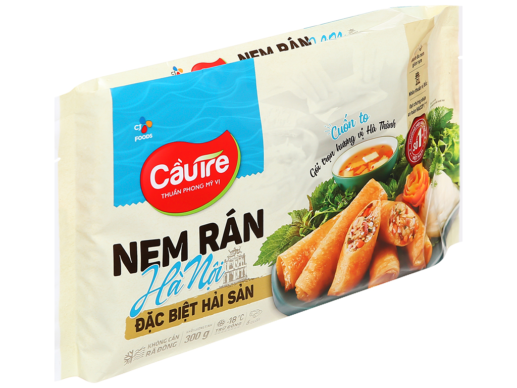 Nem rán Hà Nội hải sản đặc biệt Cầu Tre 300g
