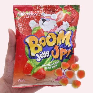 Kẹo dẻo boom vị dâu Orion gói 91g giá tốt Bách hoá XANH