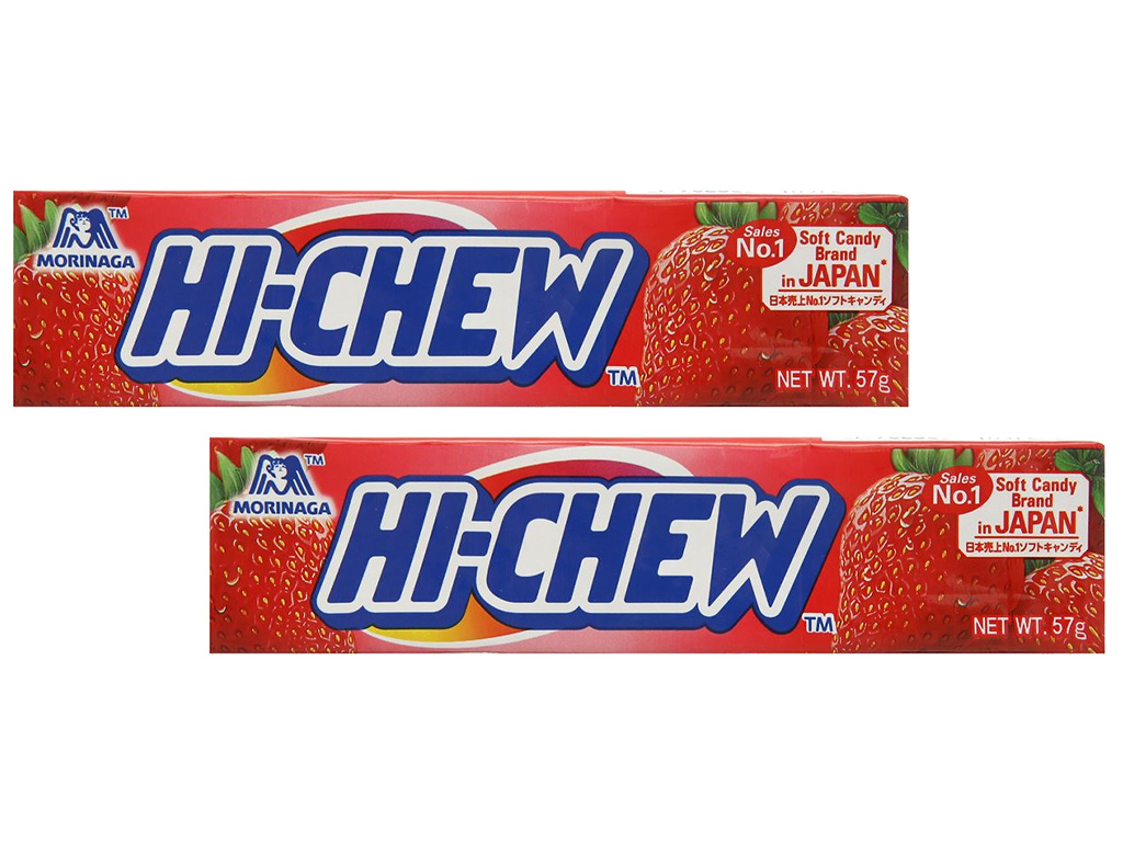 Combo 2 thanh kẹo mềm hương dâu Morinaga Hi-Chew 57g Bách hoá XANH